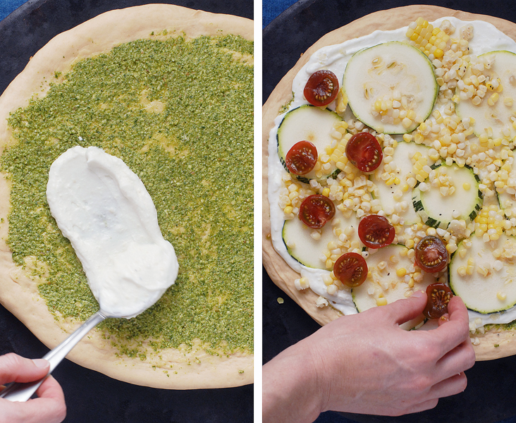 Summer Garden Veggie Pizza - Alisons Allspice