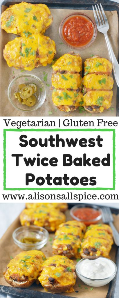 Southwest Twice Baked Potatoes - Alisons Allspice