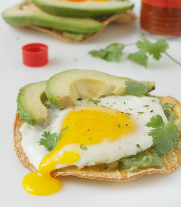 Avocado Breakfast Tostadas with Fried Eggs - Alisons Allspice