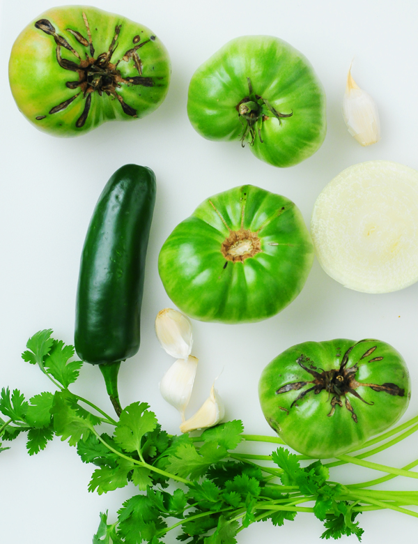 Fresh Green Tomato Salsa Verde - Alisons Allspice