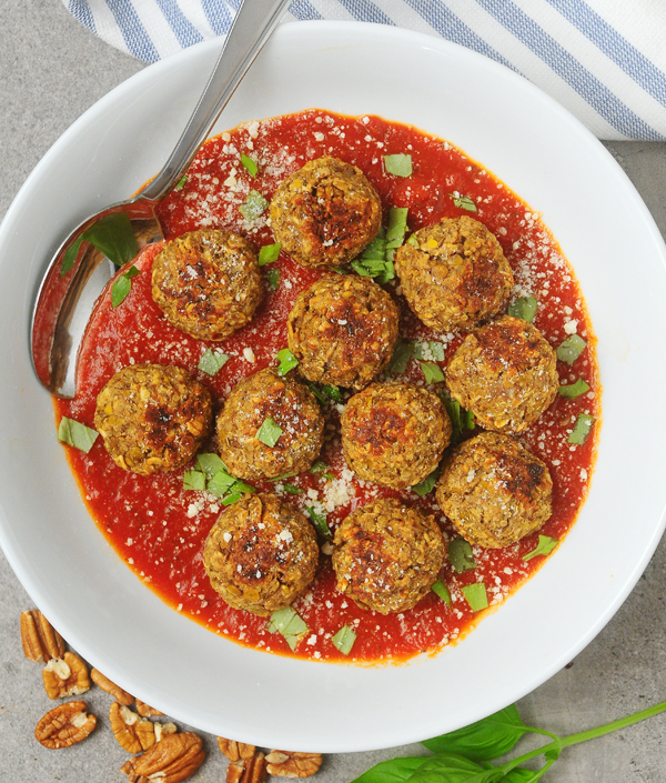 Gluten Free Lentil Quinoa Veggie Meatballs - Alisons Allspice