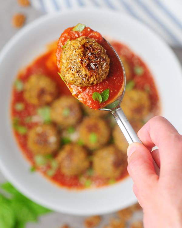 Gluten Free Lentil Quinoa Veggie Meatballs - Alisons Allspice