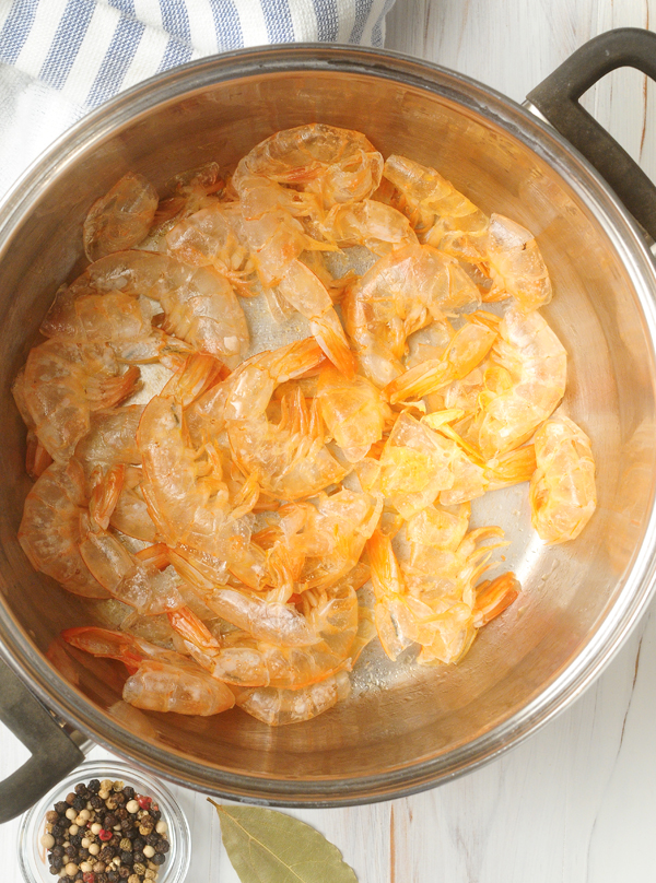 Homemade Shrimp Stock - Alisons Allspice