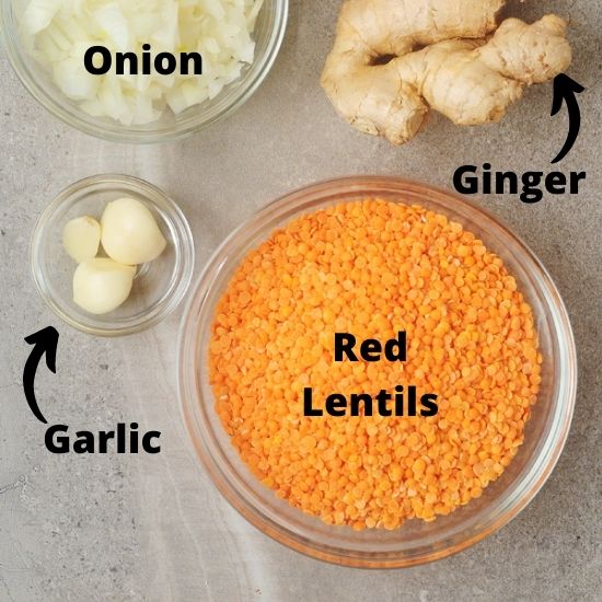 Red Lentil Dal Spinach Bowls - Alisons Allspice