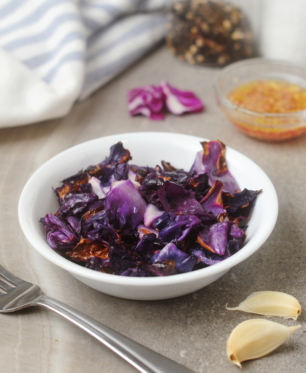 Roasted Red Cabbage with Garlic Vinaigrette - Alisons Allspice
