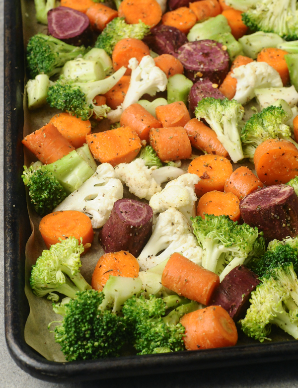 Roasted Rainbow Vegetables - Alisons Allspice