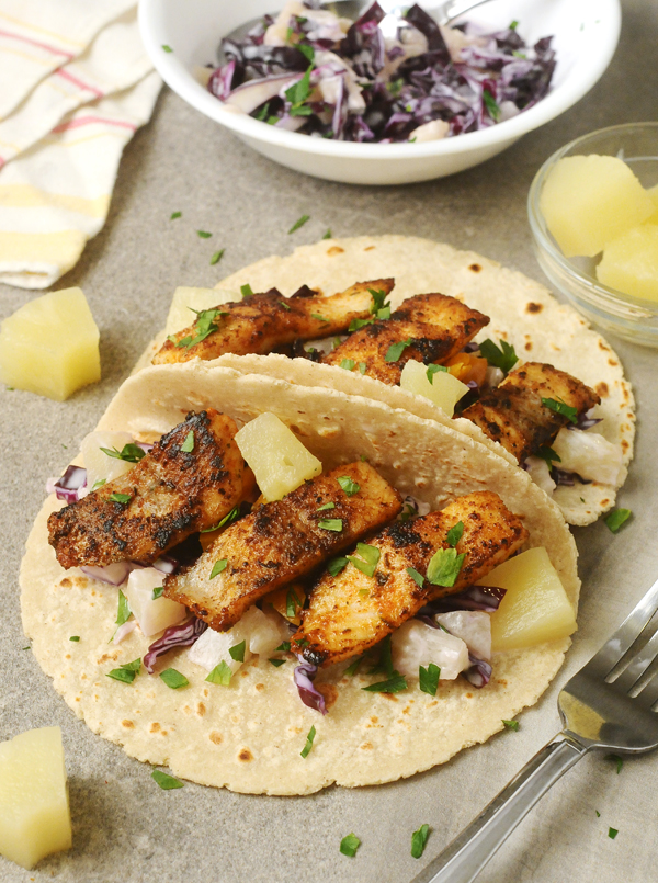 Fish Taco With Pineapple Recipe FROZEN FISH TACOS WITH PINEAPPLE SALSA